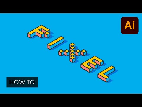 How to Create an Isometric Text Effect in Adobe Illustrator - Dezign Ark