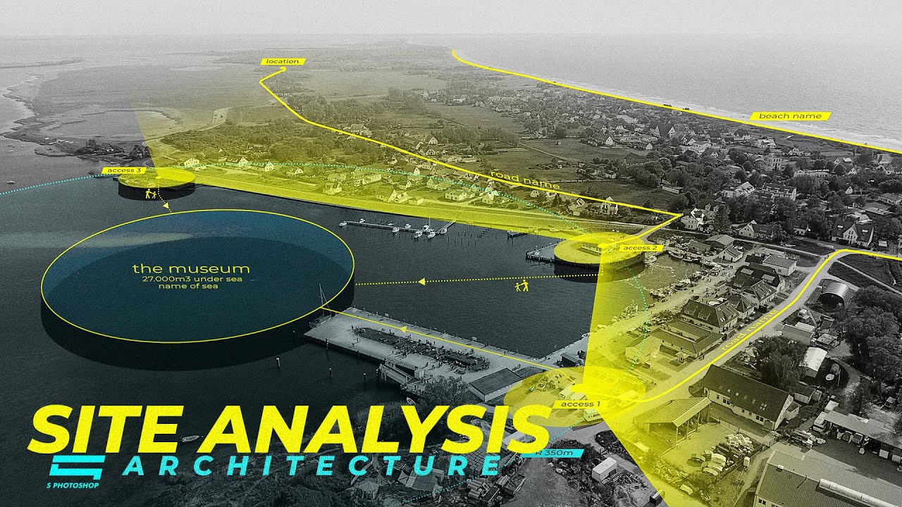 Architecture Site Analysis from A Photo by Photoshop - Dezign Ark