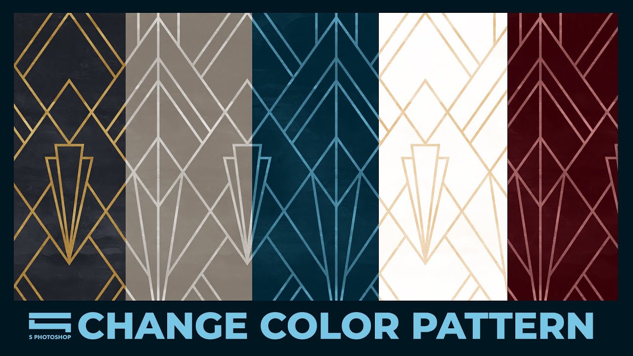 Change color Pattern by Photoshop - Dezign Ark