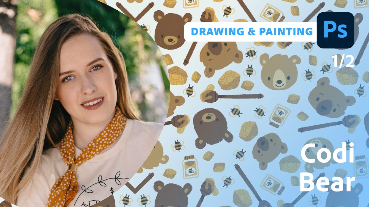 Illustrating Simple Characters and Environments with Codi Bear - 1 of 2 - Dezign Ark