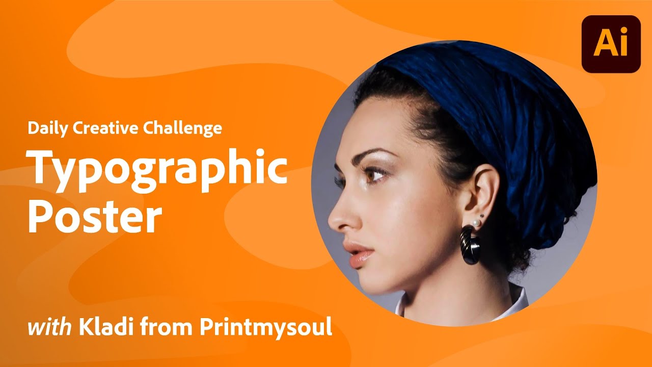 Illustrator Daily Creative Challenge - Typographic Poster - Dezign Ark