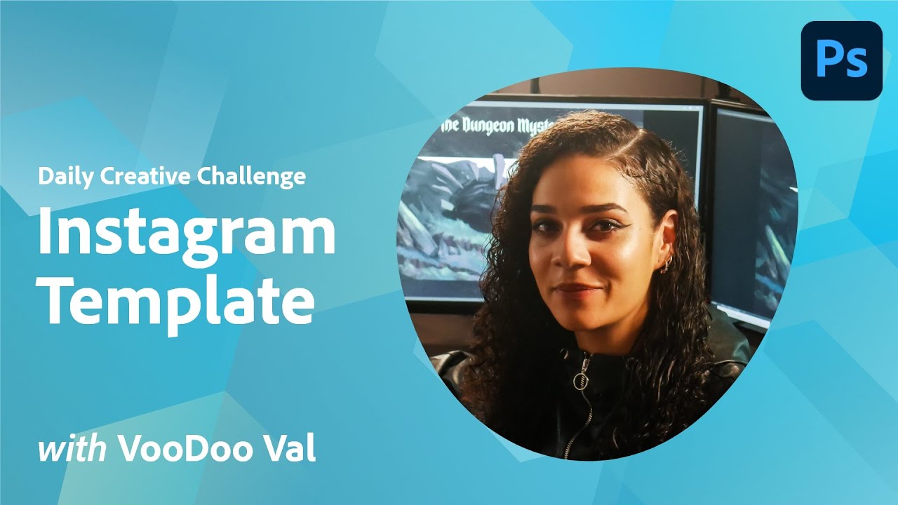 Photoshop Daily Creative Challenge - Instagram Template - Dezign Ark