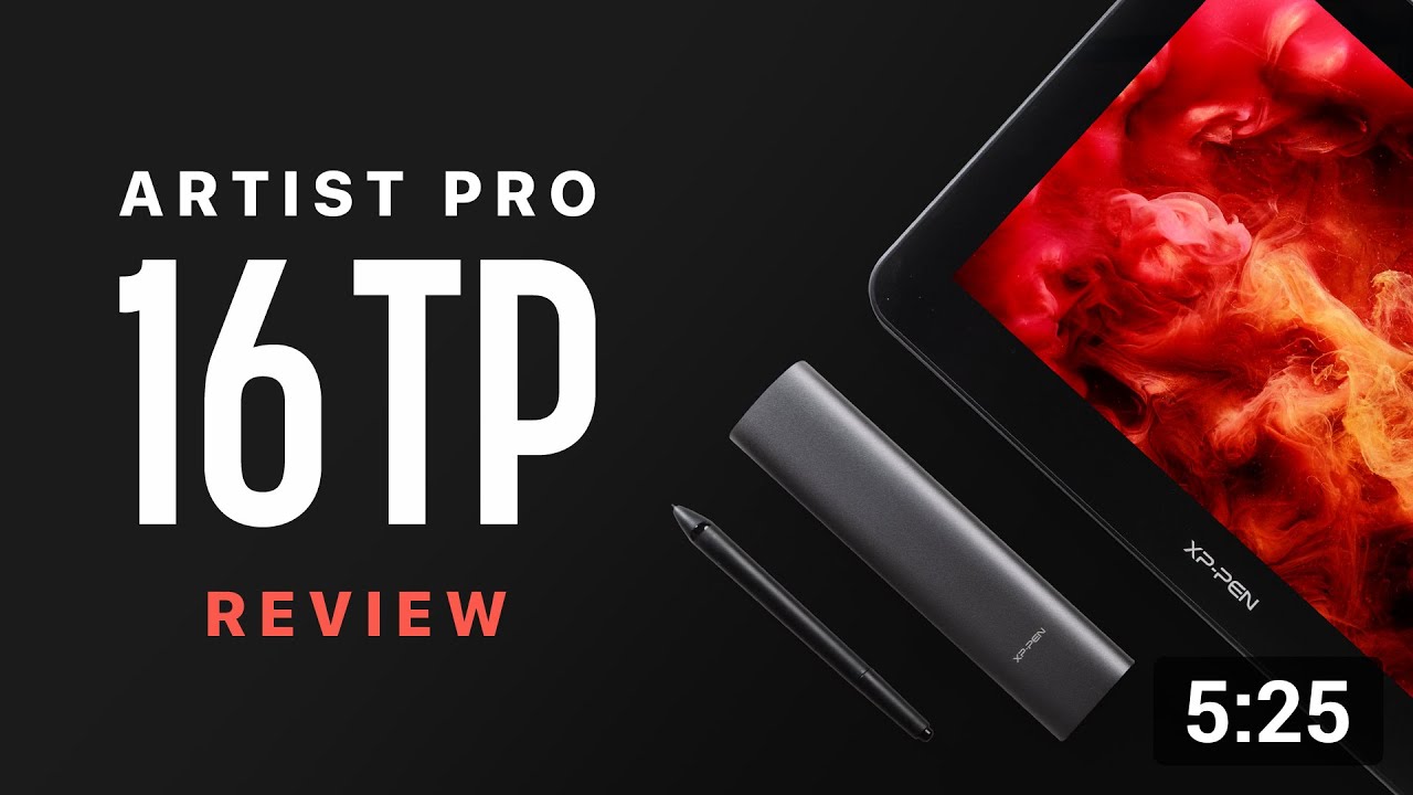 XP-PEN Artist Pro 16TP Review | NEW 4K Pen Display 2021 - Dezign Ark