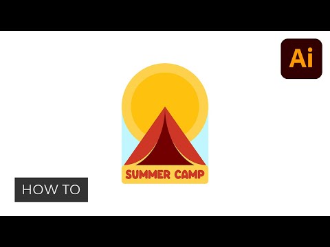 How to Create a Summer Camp Logo in Illustrator - Dezign Ark