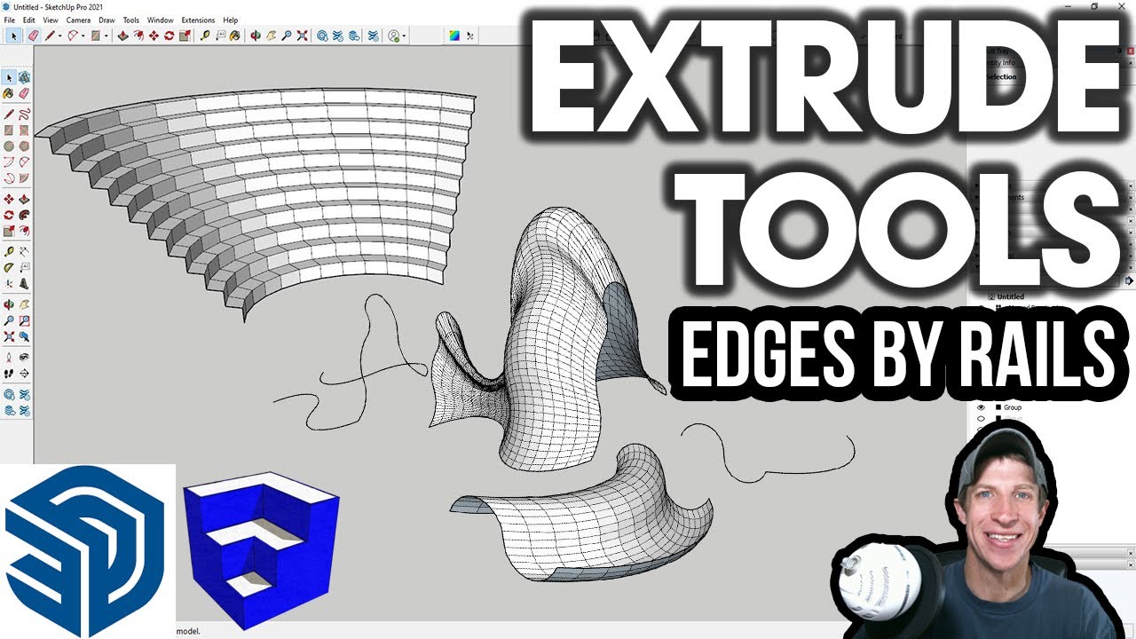 Modeling with EXTRUDE TOOLS for SketchUp! Complex Shapes with Extrude ...
