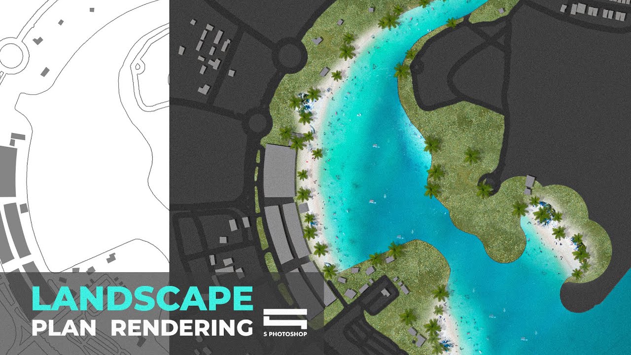 Architecture Landscape Plan Rendering - Dezign Ark