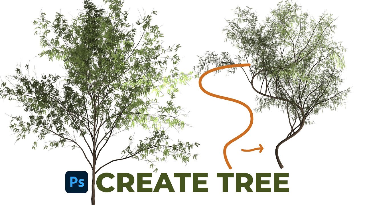 Create Tree by Only Photoshop - Dezign Ark