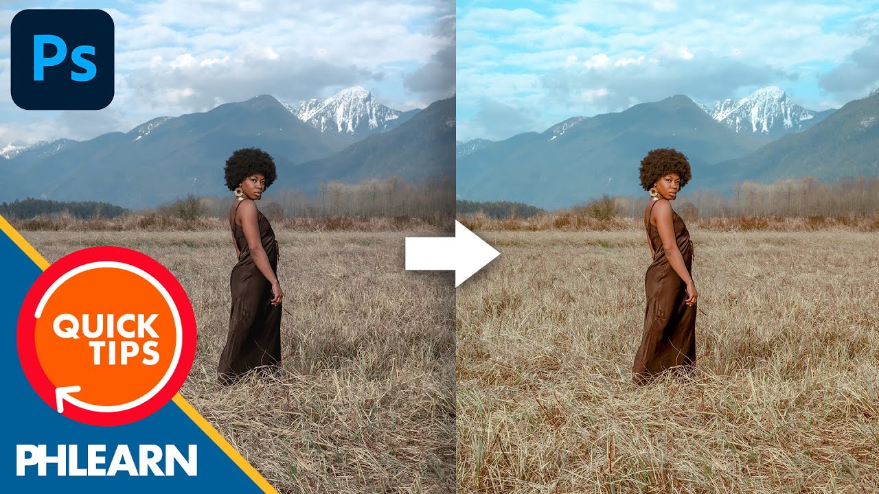 Create a Bright & Beautiful Color Grade in Photoshop | Quick Tips ...