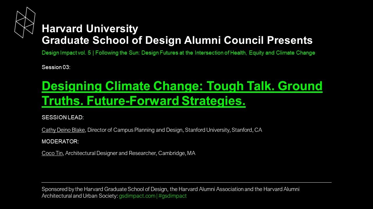 Design Impact Vol. 5: Designing Climate Change: Tough Talk. Ground ...