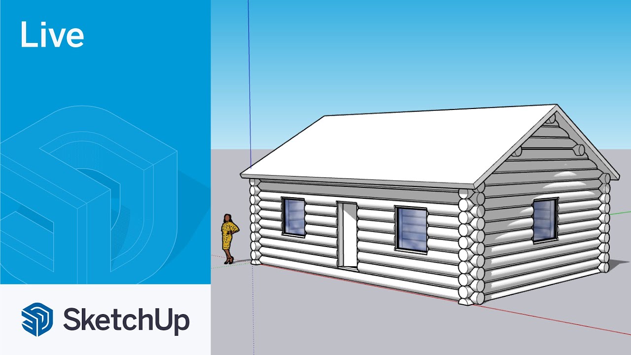 Modeling a Log Cabin Live with Aaron! - Dezign Ark