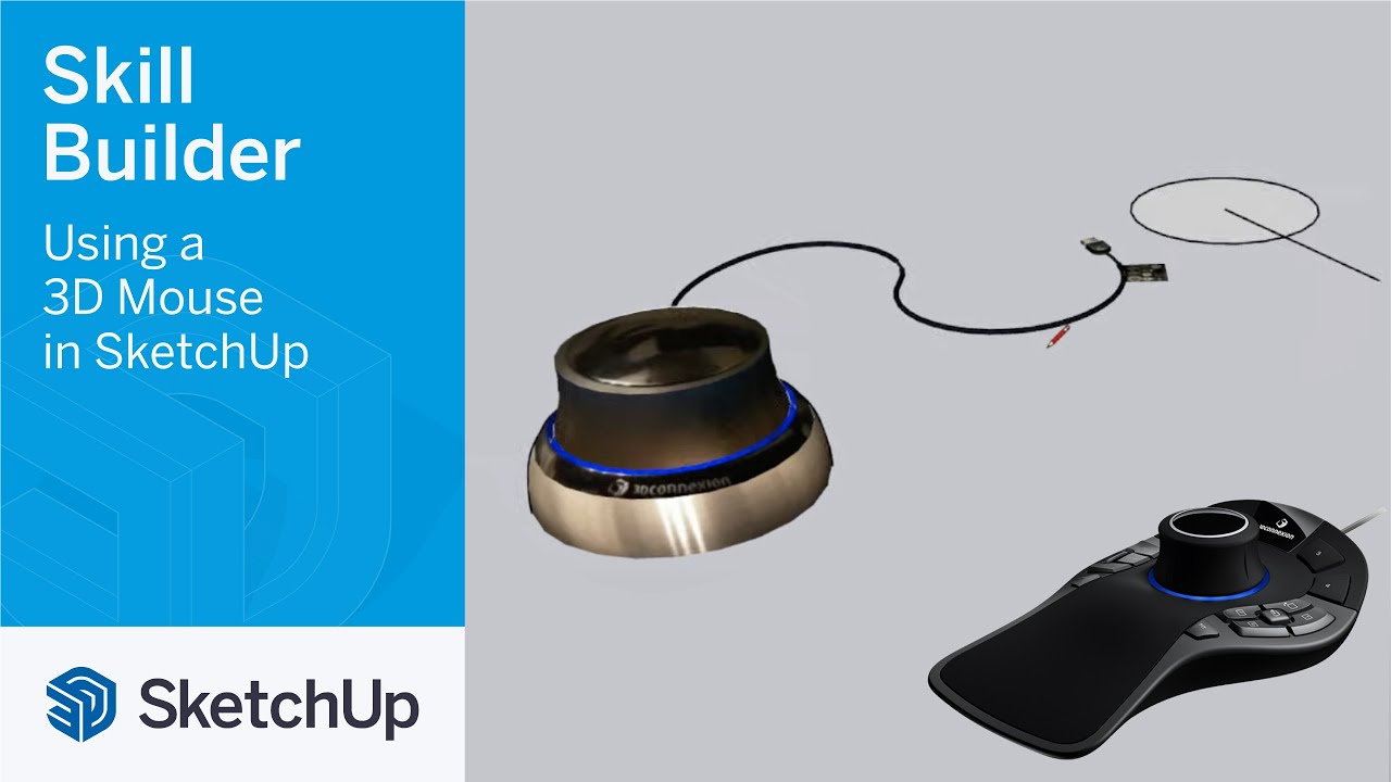 Using a 3D Mouse in SketchUp - Skill Builder - Dezign Ark