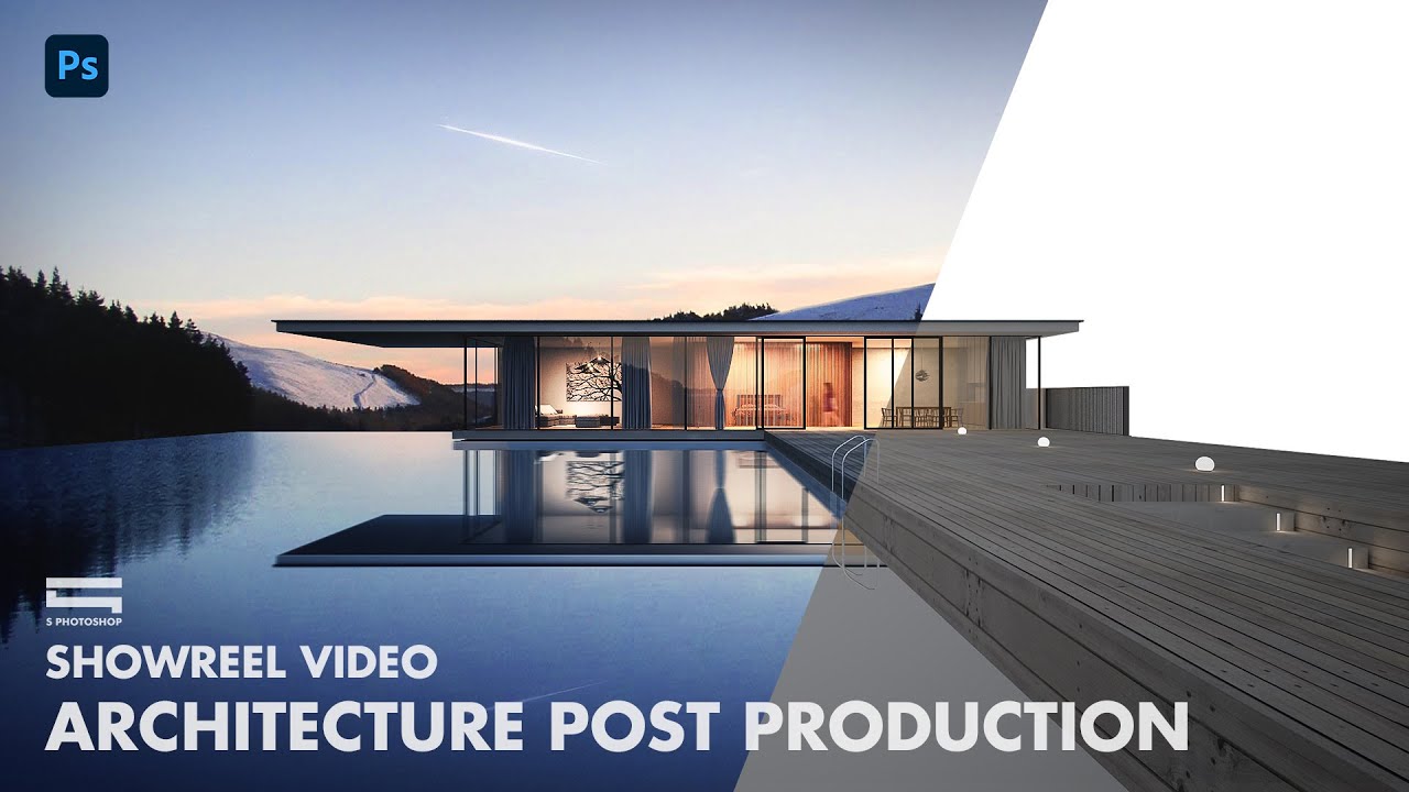 [High speed] Architecture Post Production by Photoshop - Dezign Ark