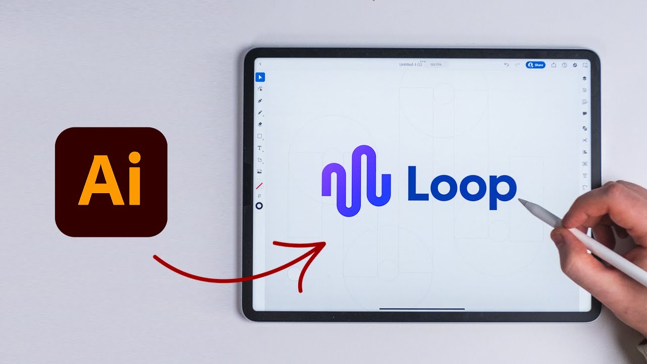 How to Design a Modern Logo on the iPad Pro 🚀 - Dezign Ark