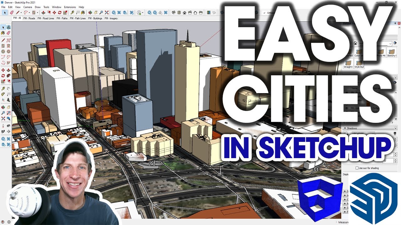 The Best Way to Create a CITY in SketchUp! - Dezign Ark