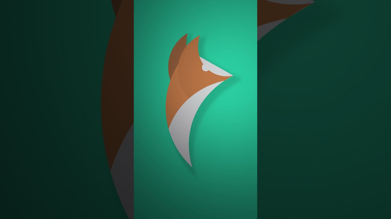 Fox Logo Branding Design Tutorial in Adobe Illustrator #shorts - Dezign Ark
