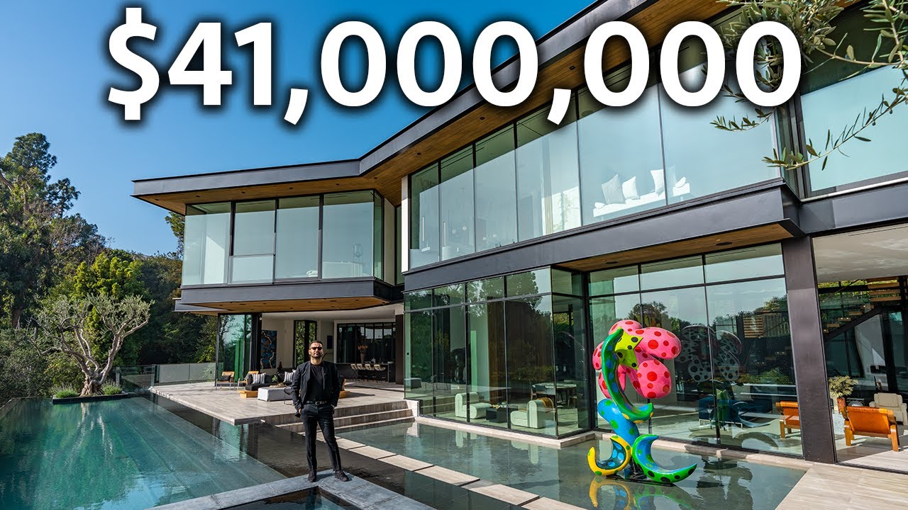 Inside a $41,000,000 Los Angeles Glass Mega Mansion - Dezign Ark