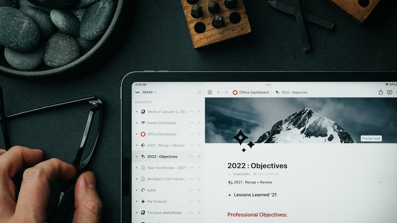 My Notion Setup + Designing the Year Ahead - Dezign Ark
