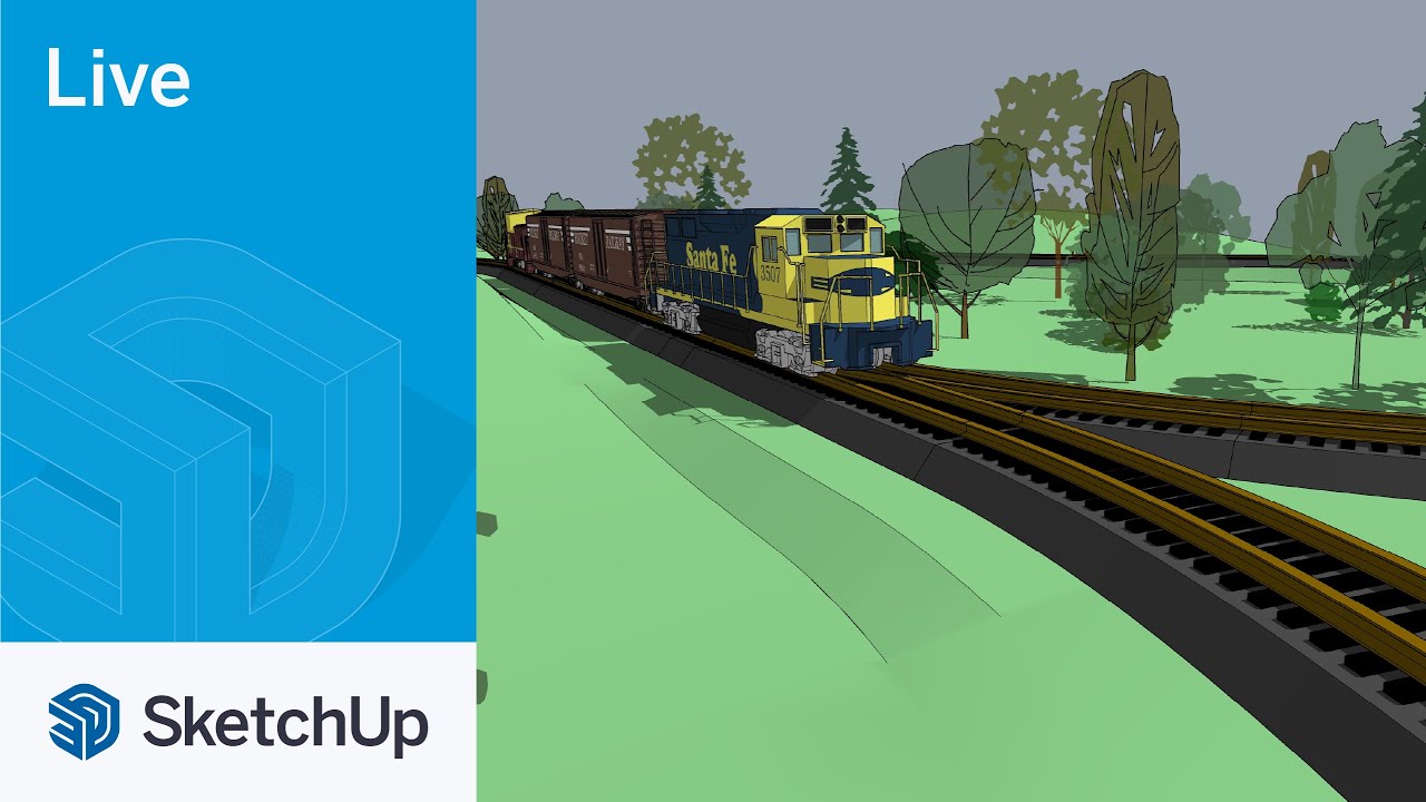 3D Modeling LANDSCAPE & Laying TRACK for Miniature Railway - Dezign Ark