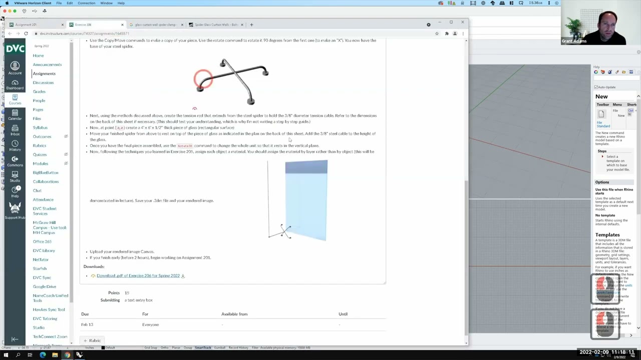 Lecture 206 Modeling Components Part 2 Spring 2022 - Dezign Ark