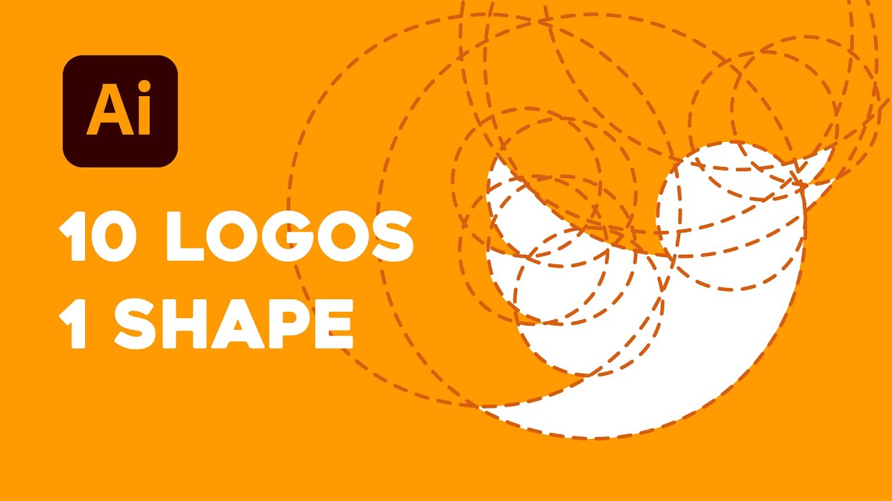 10 Famous Logos Created Using Only Circles - Adobe Illustrator tutorial ...
