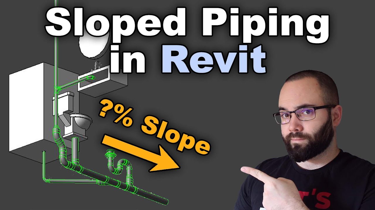 Revit Plumbing Sloped Piping In Revit Tutorial Dezign Ark