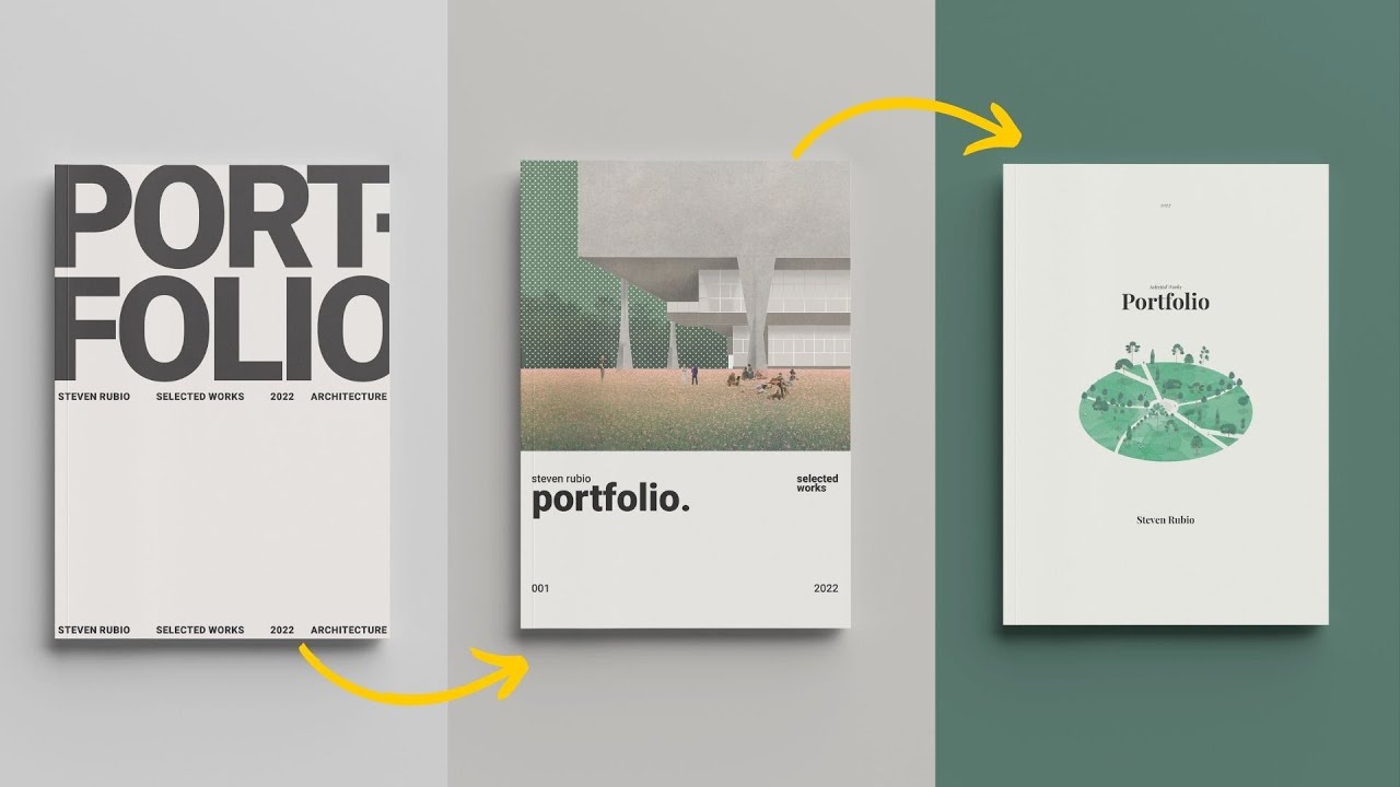 Portfolio Covers for architects and HOW to create them in InDesign ...