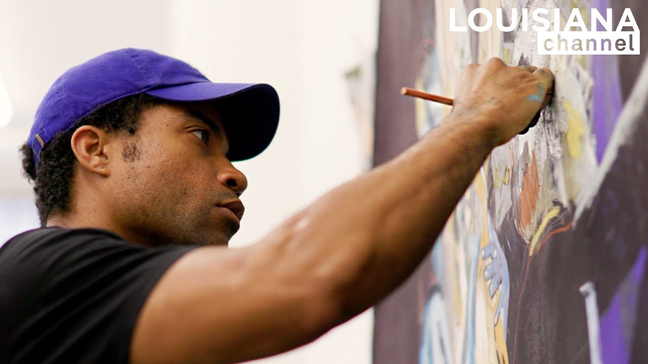 "What do you want to say on canvas?" | Artist Wardell Milan | Louisiana ...