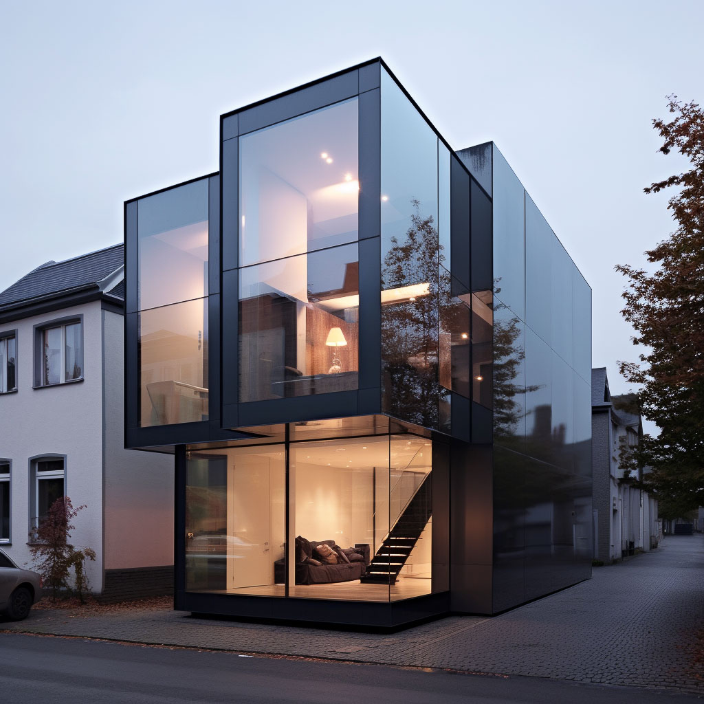 Steel and Glass building Concept 215 - Dezign Ark