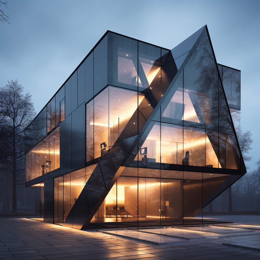 Steel and Glass building Concept 281 - Dezign Ark