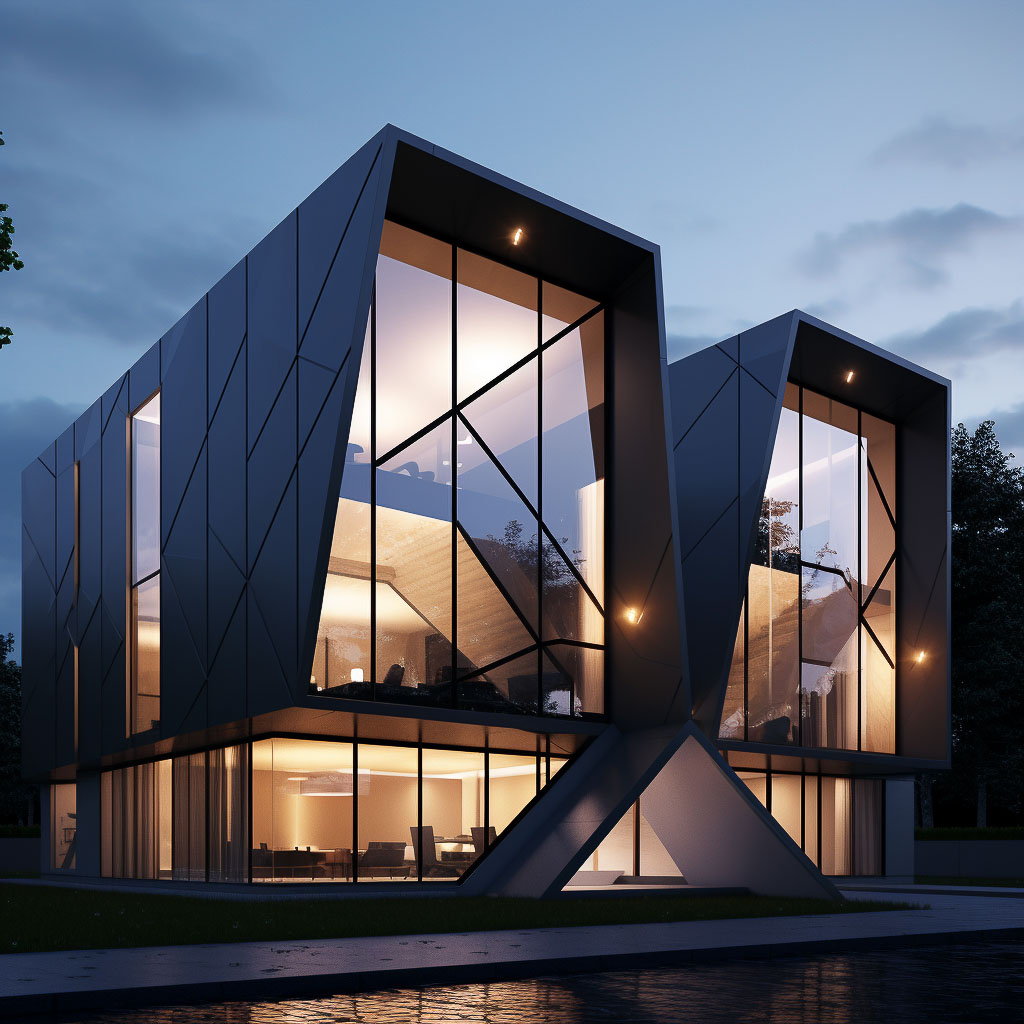 Steel and Glass building Concept 304 - Dezign Ark