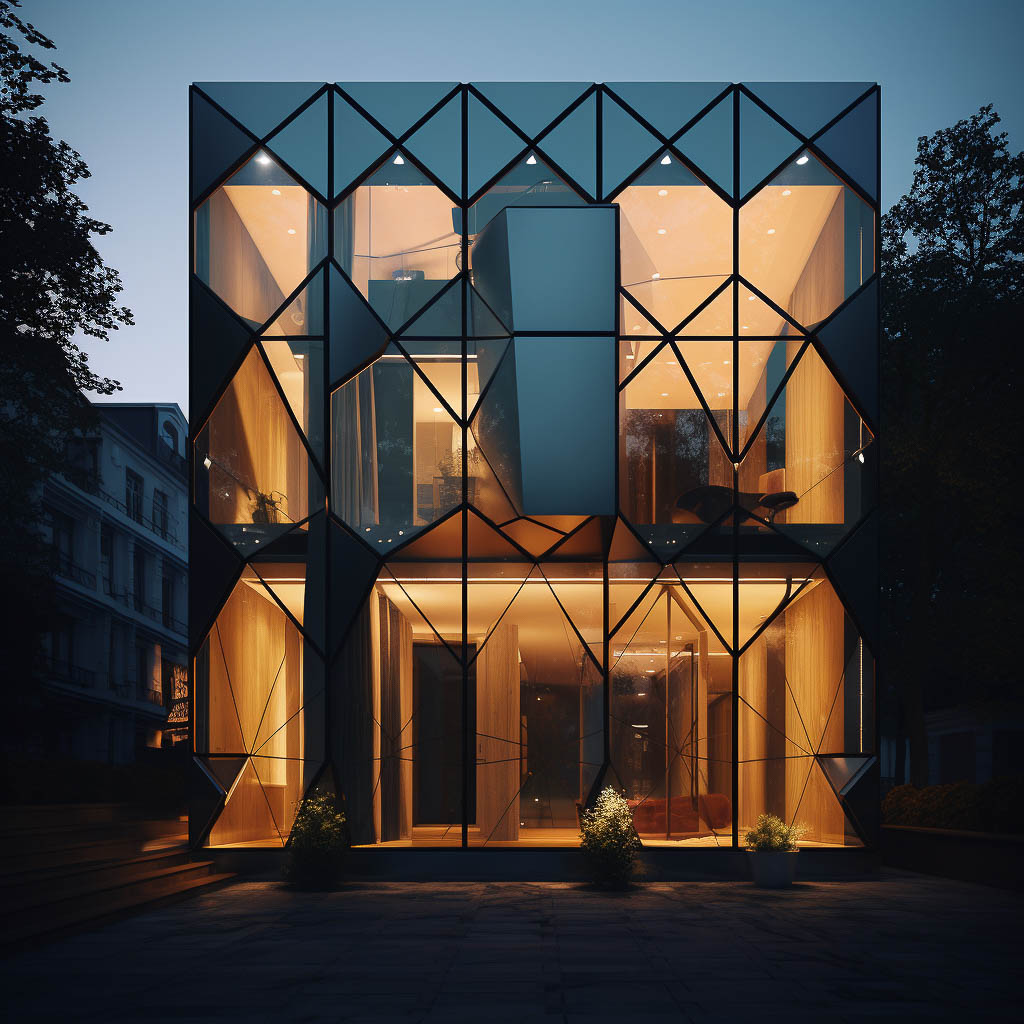 Steel and Glass building Concept 558 - Dezign Ark