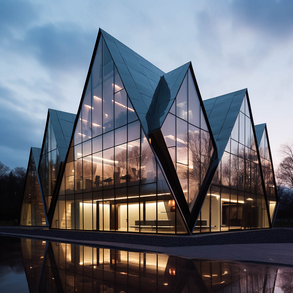 Steel and Glass building Concept 706 - Dezign Ark