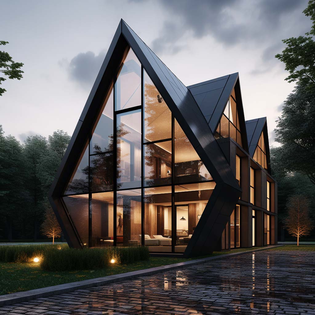Steel and Glass building Concept 762 - Dezign Ark