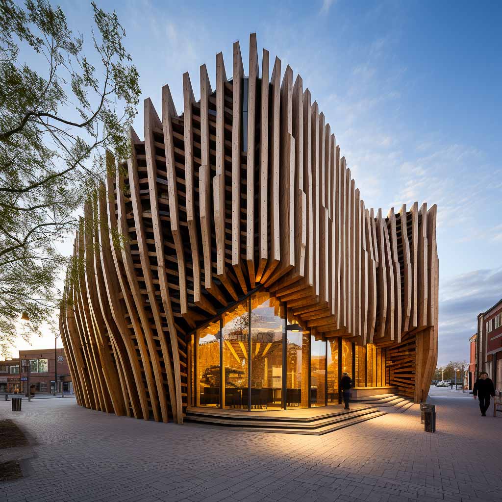 Timber Building Concept 1594 - Dezign Ark