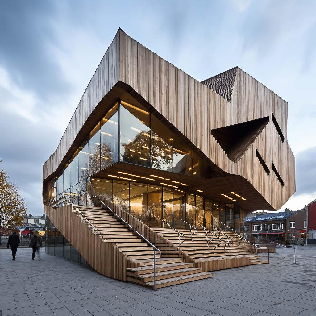 Timber Building Concept 1642 - Dezign Ark