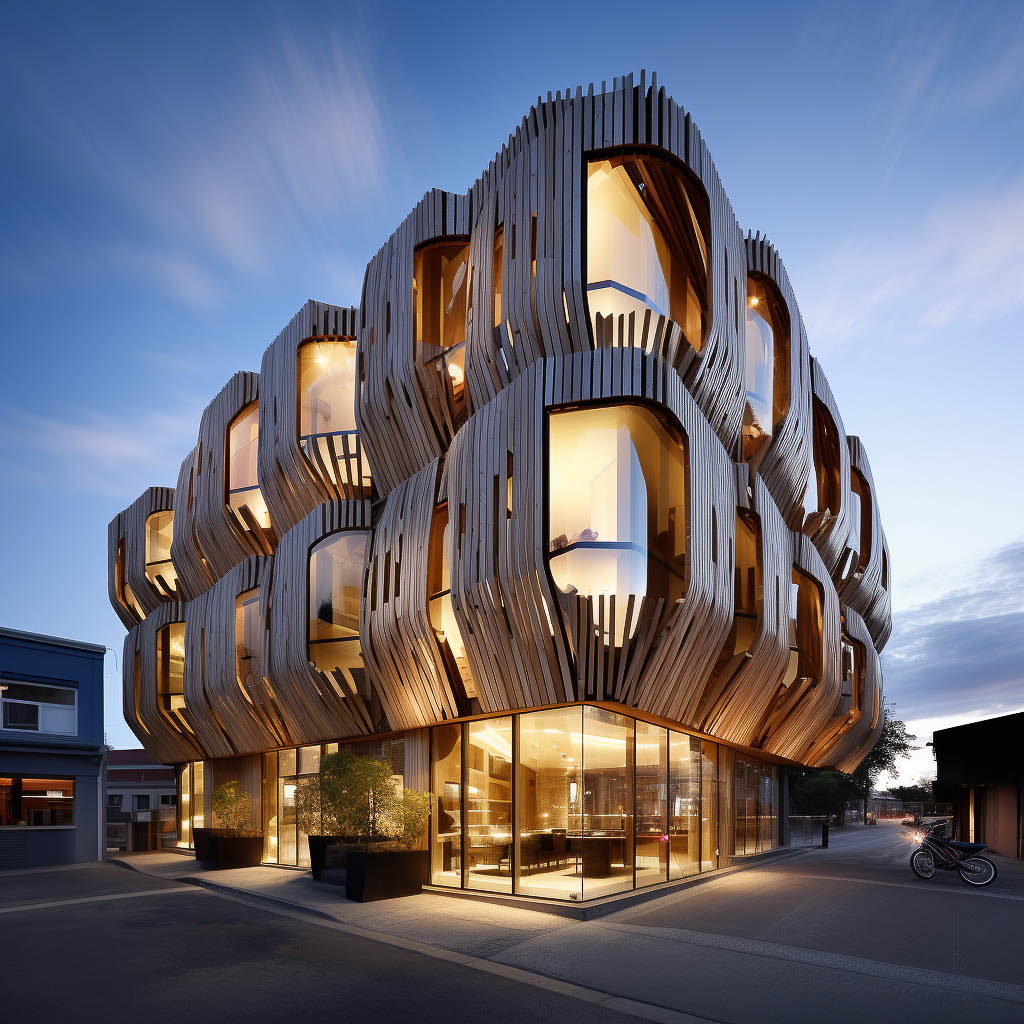 Timber Building Concept 2039 - Dezign Ark