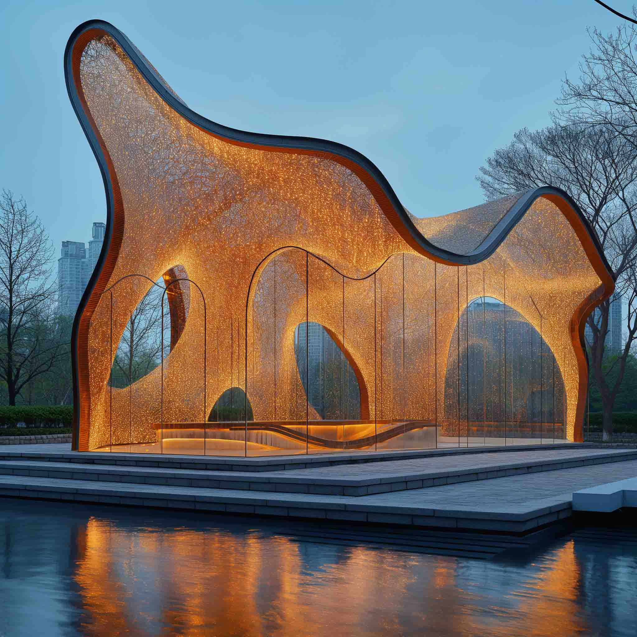 Pavilion Building Concept 101 - Dezign Ark