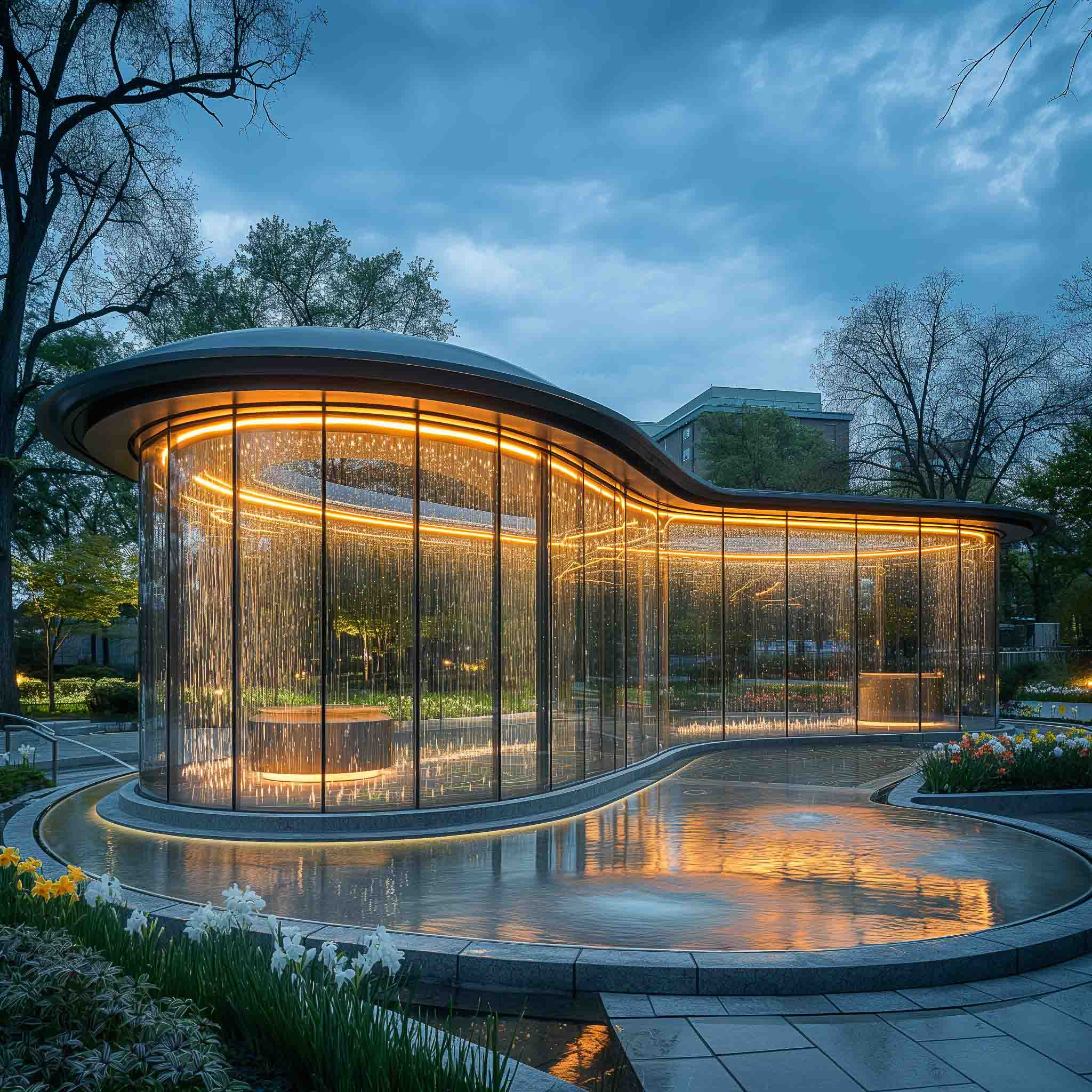 Pavilion Building Concept 1032 - Dezign Ark