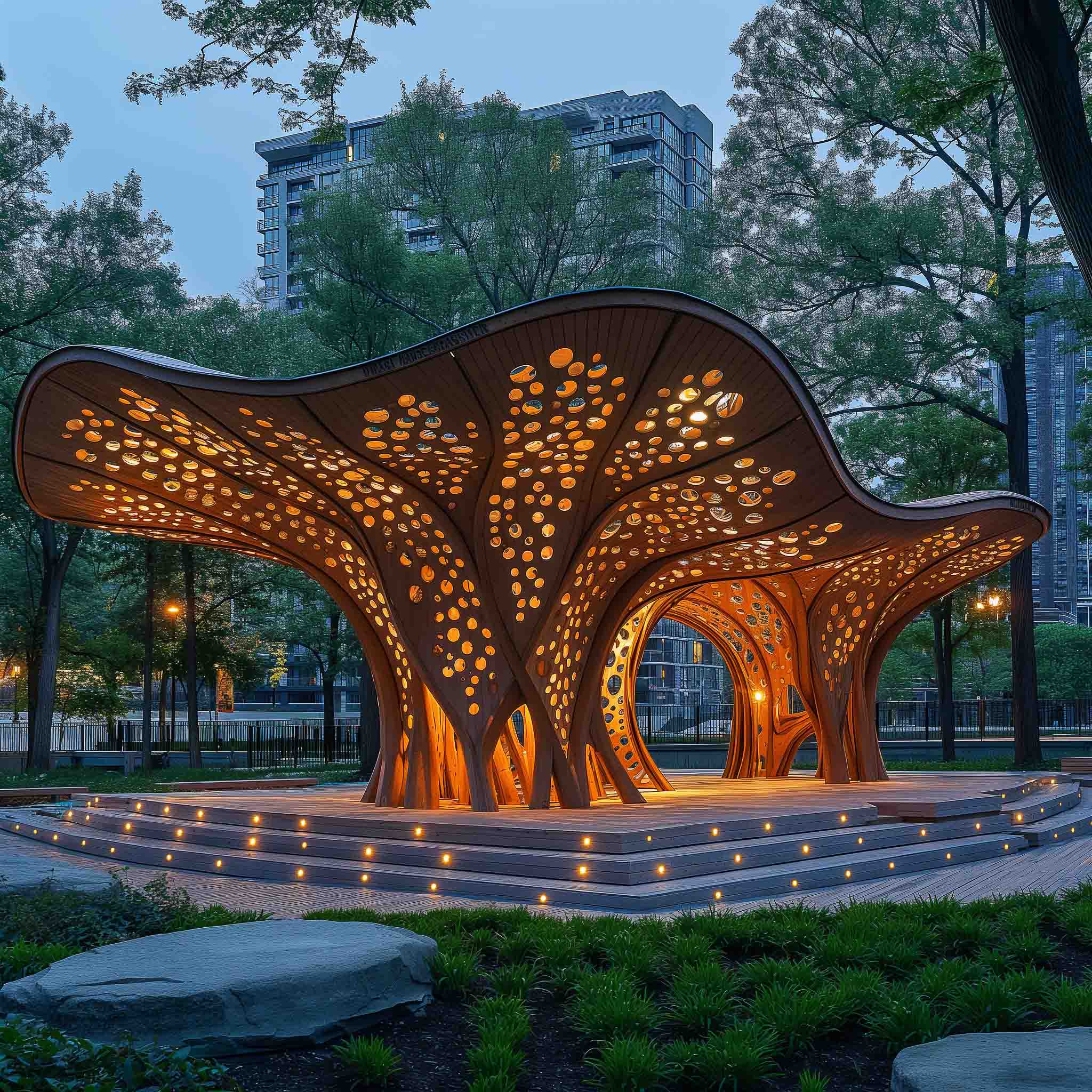 Pavilion Building Concept 1079 - Dezign Ark