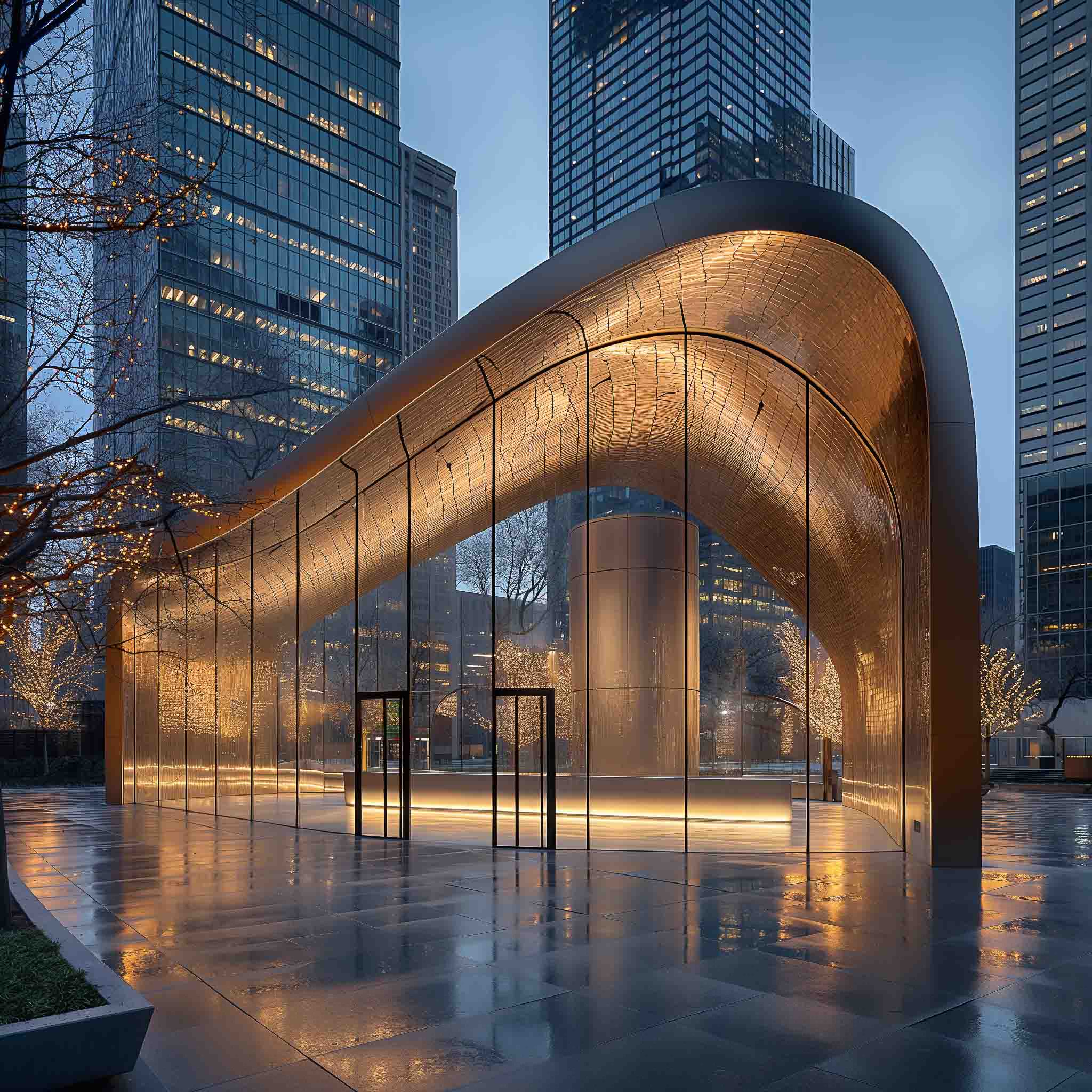 Pavilion Building Concept 1221 - Dezign Ark