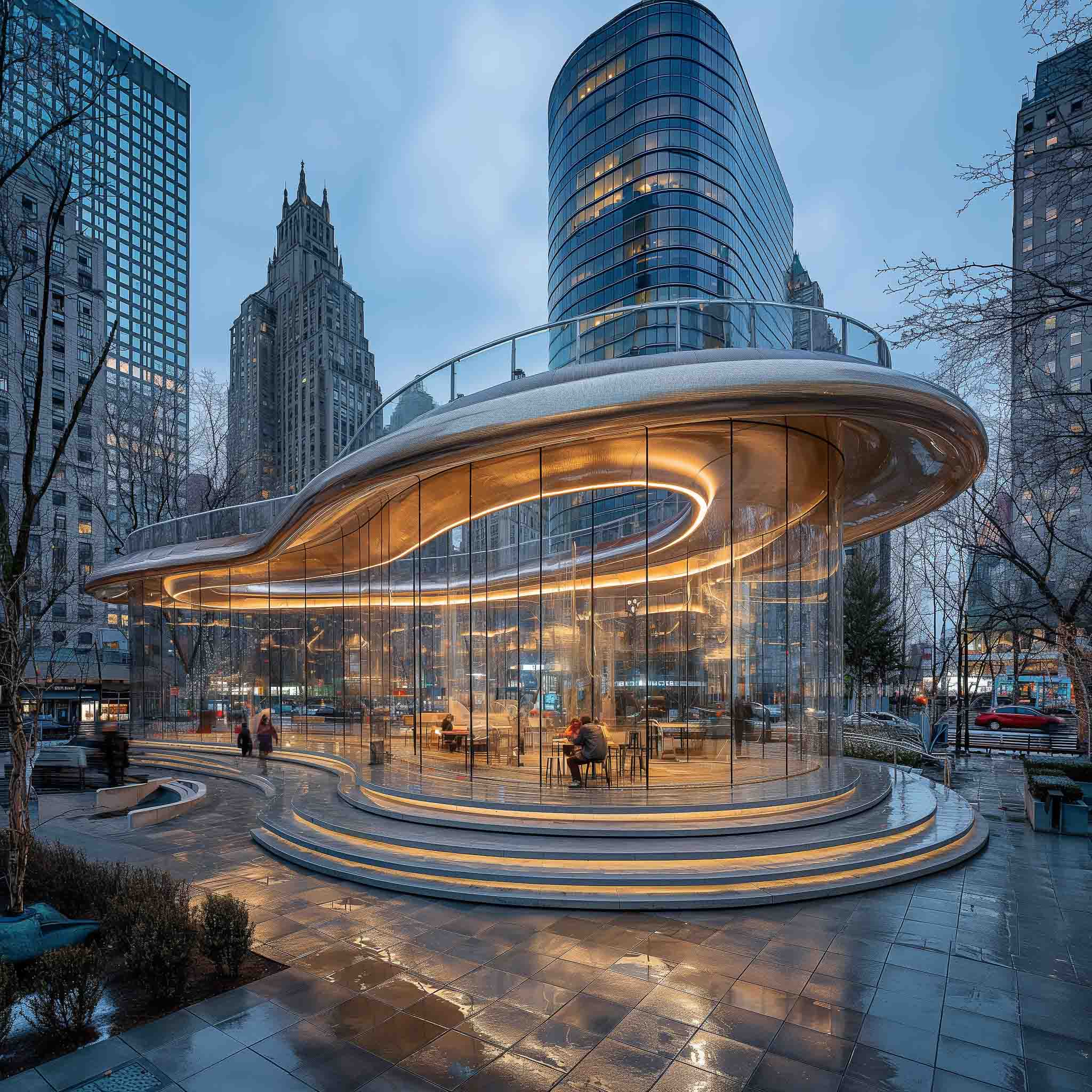 Pavilion Building Concept 1245 - Dezign Ark