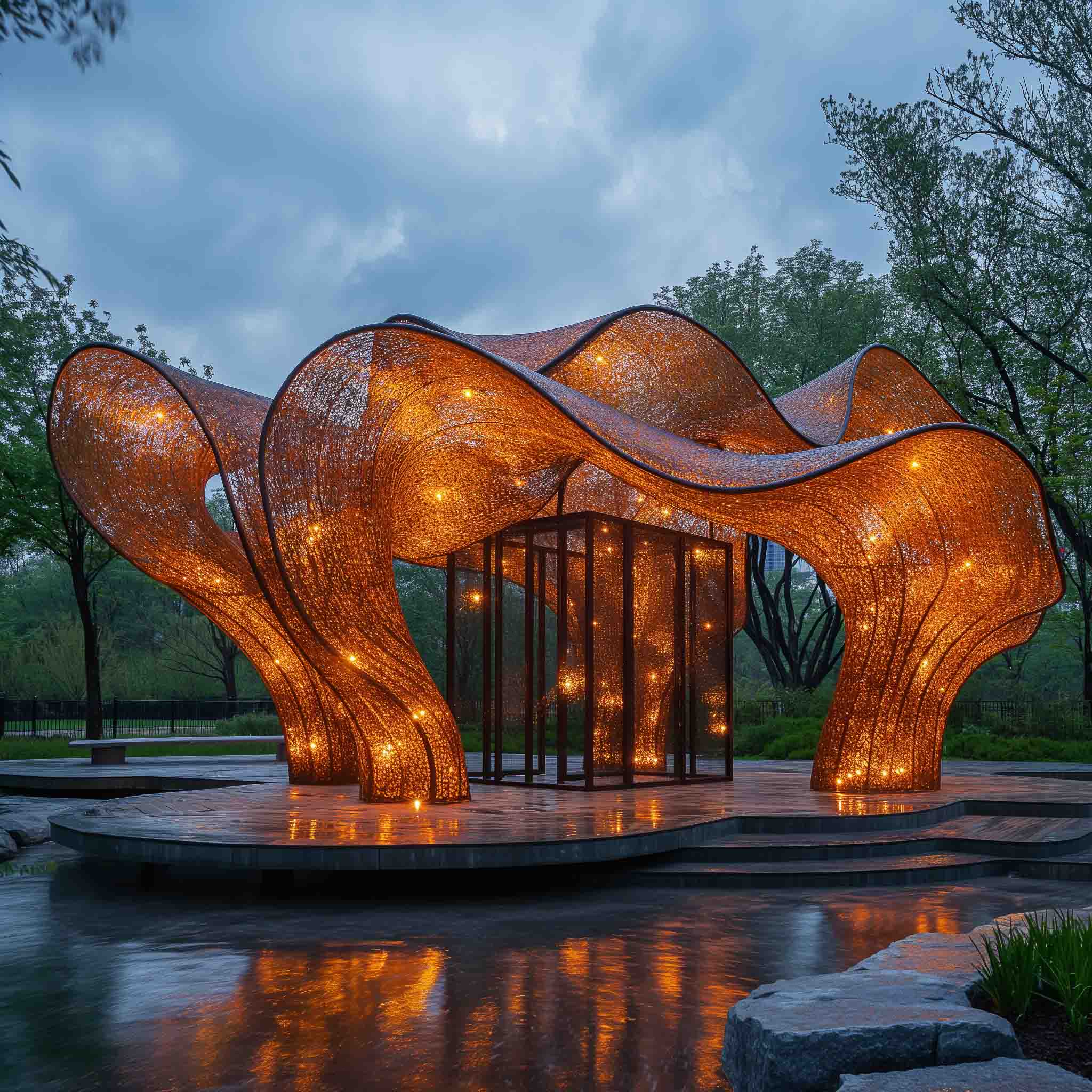 Pavilion Building Concept 1252 - Dezign Ark
