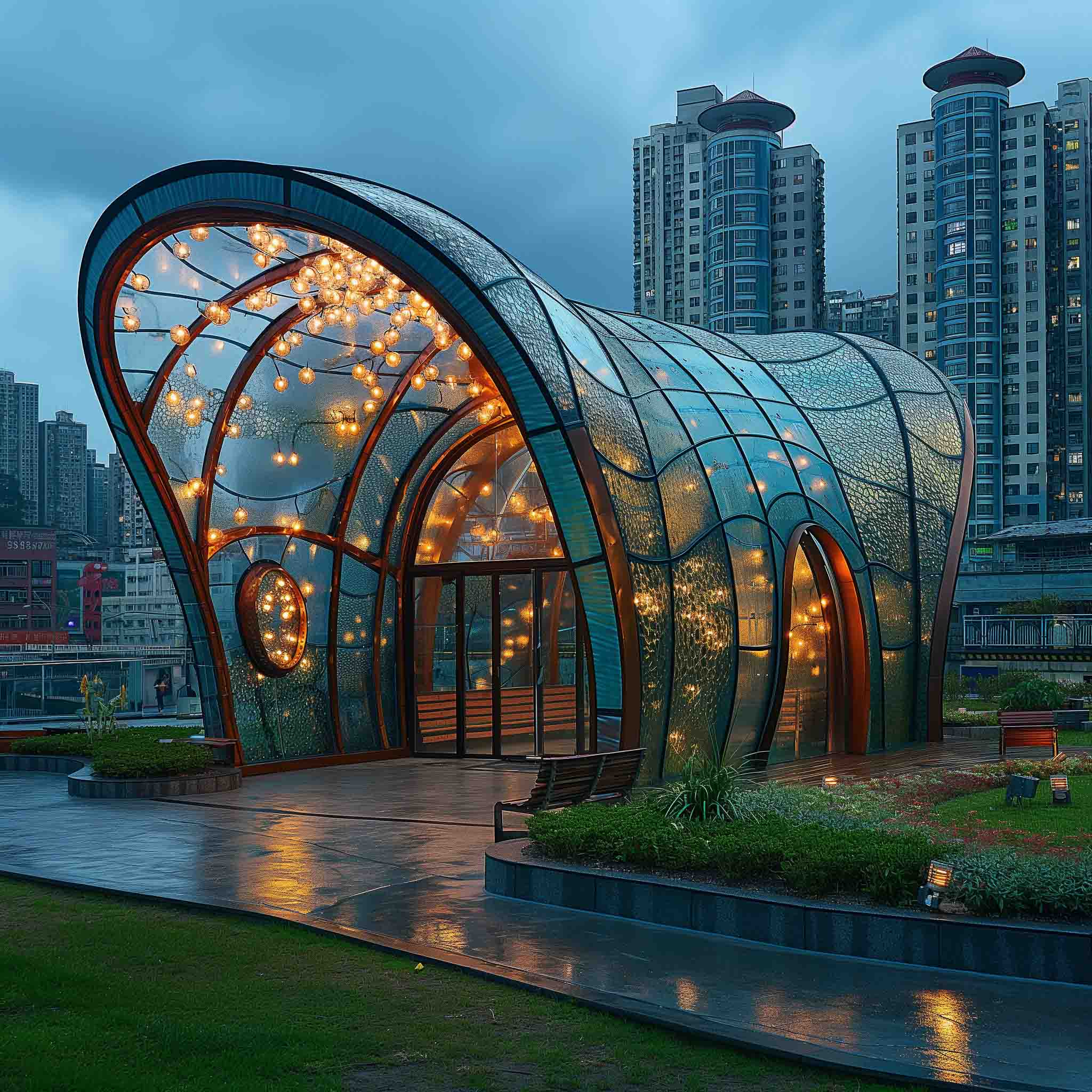 Pavilion Building Concept 1306 - Dezign Ark