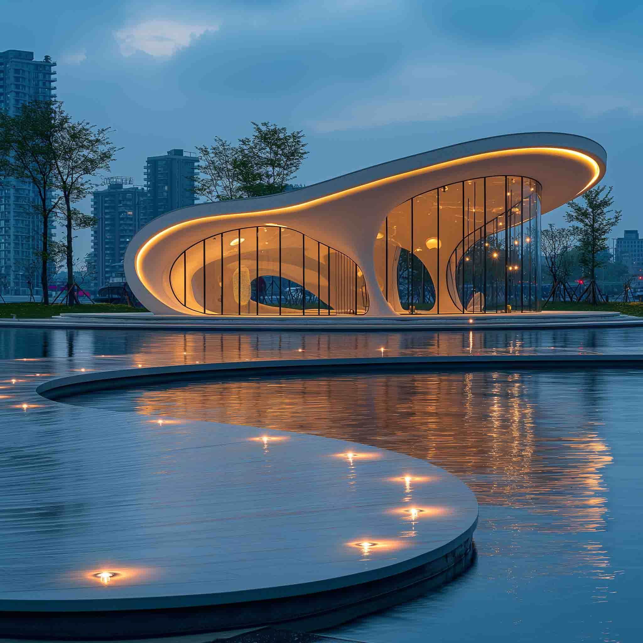 Pavilion Building Concept 1319 - Dezign Ark