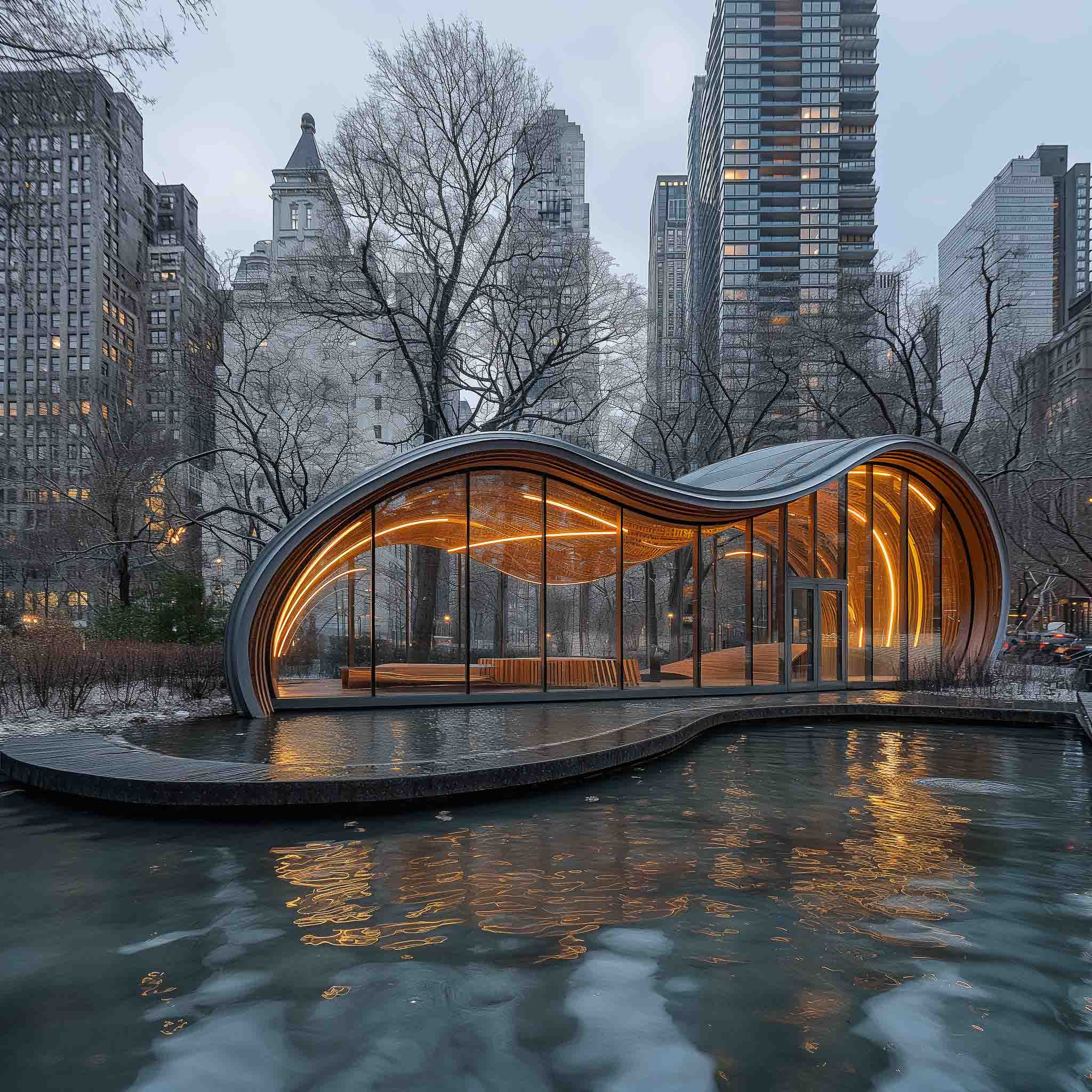 Pavilion Building Concept 1546 - Dezign Ark