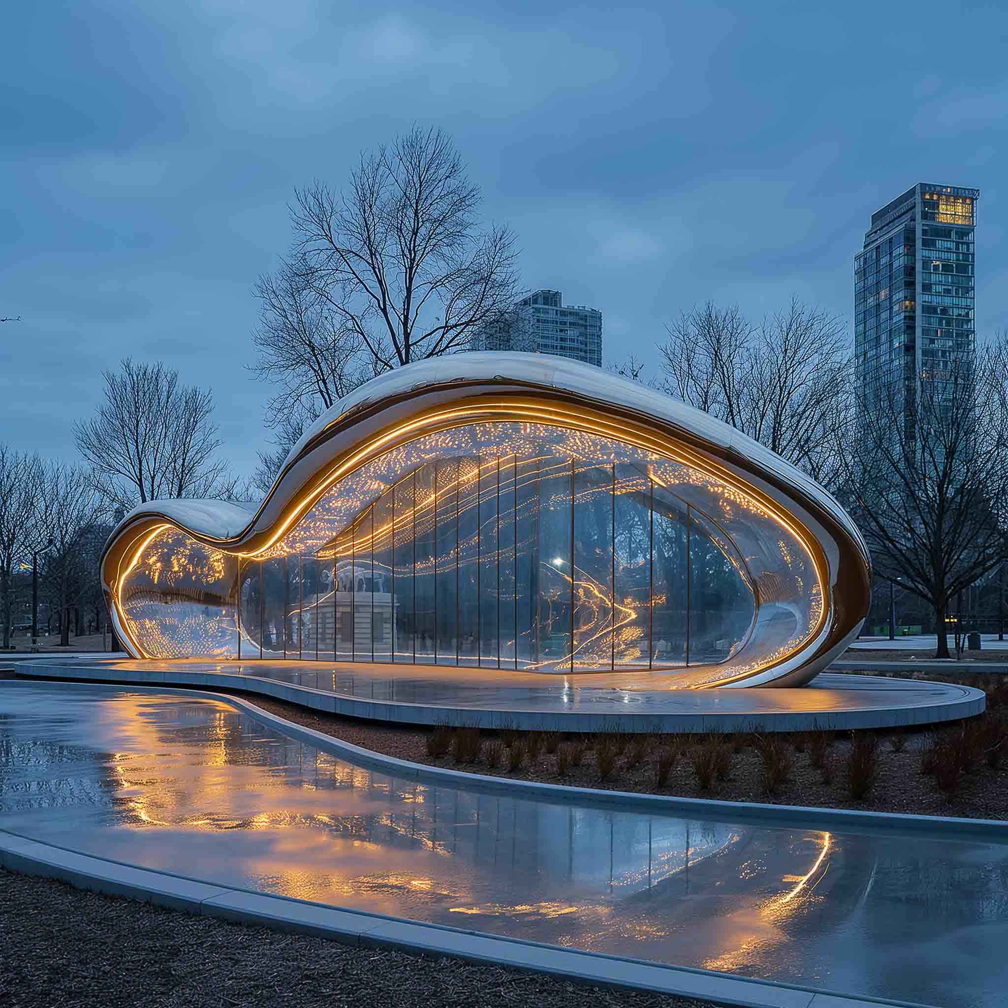 Pavilion Building Concept 1632 - Dezign Ark