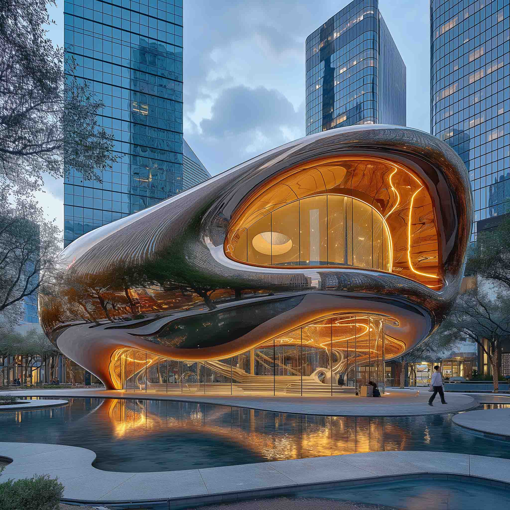 Pavilion Building Concept 1660 - Dezign Ark