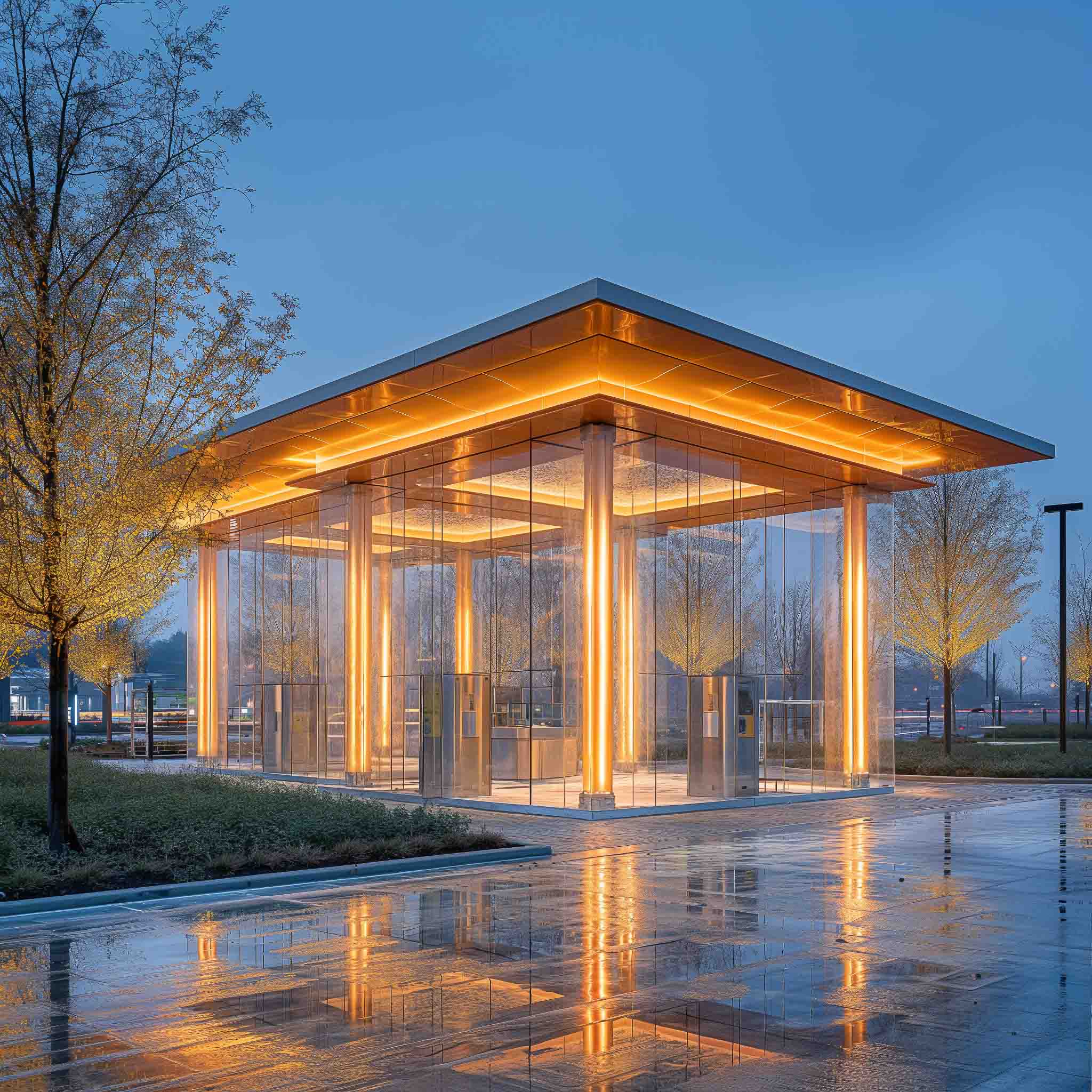 Pavilion Building Concept 1689 - Dezign Ark