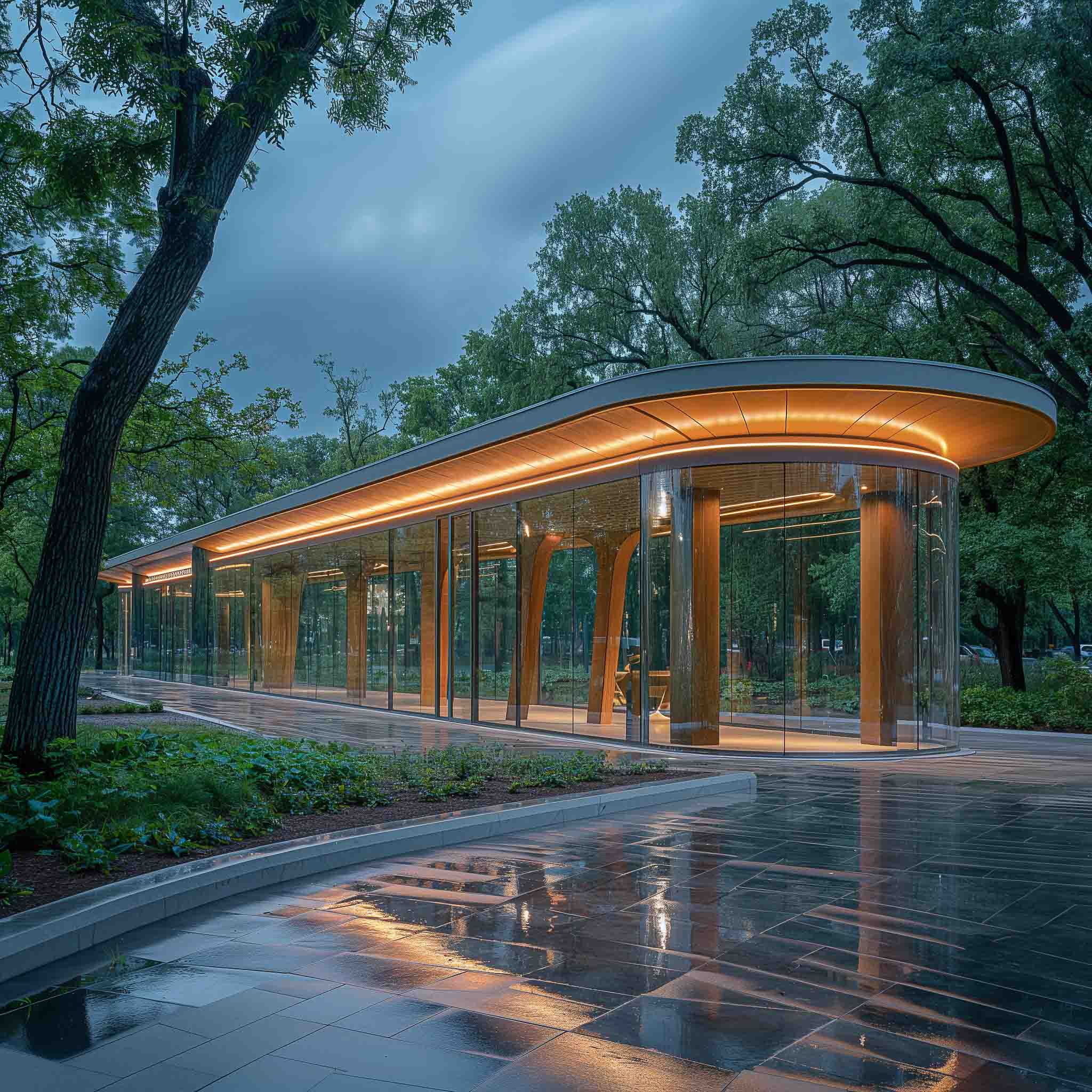 Pavilion Building Concept 171 - Dezign Ark