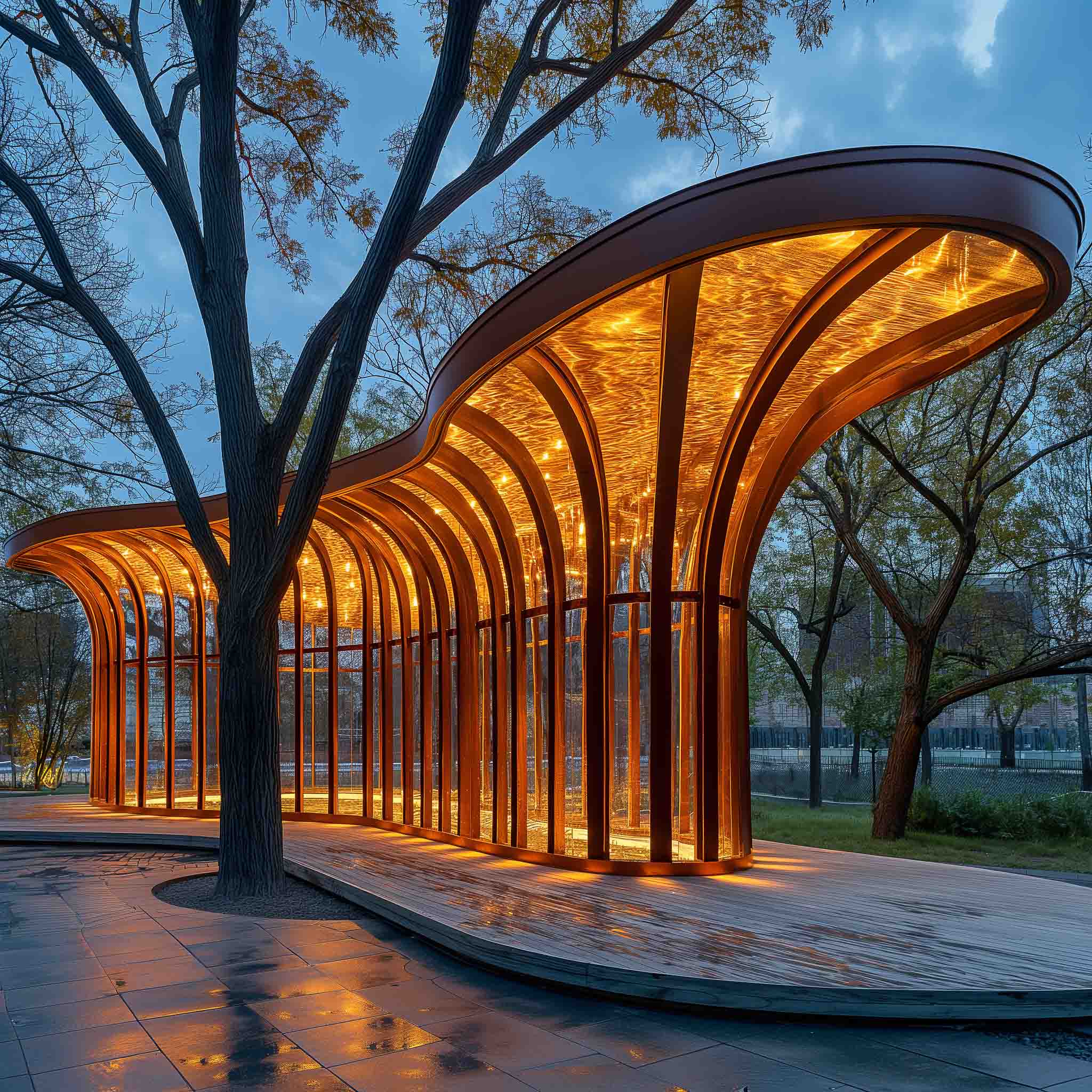 Pavilion Building Concept 1786 - Dezign Ark